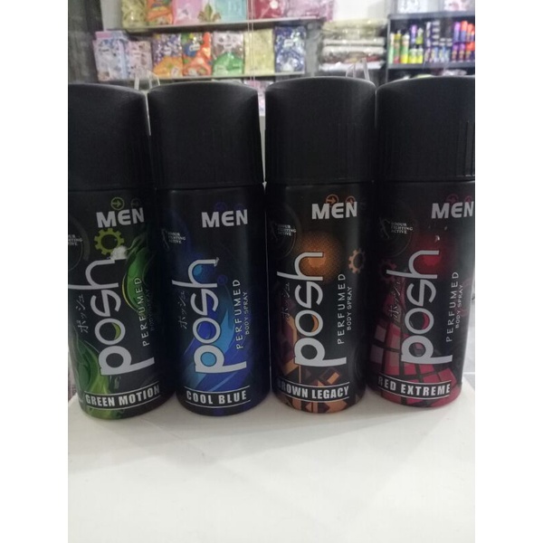 Jual posh men body spray 150ml | Shopee Indonesia