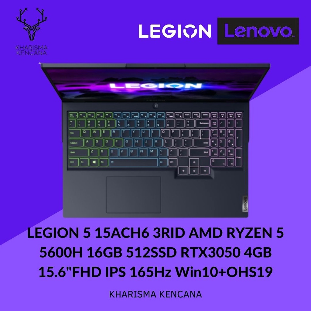 Jual LEGION 5 15ACH6 DYID 3RID AMD RYZEN 5 5600H 16GB 512GB RTX 3050 ...