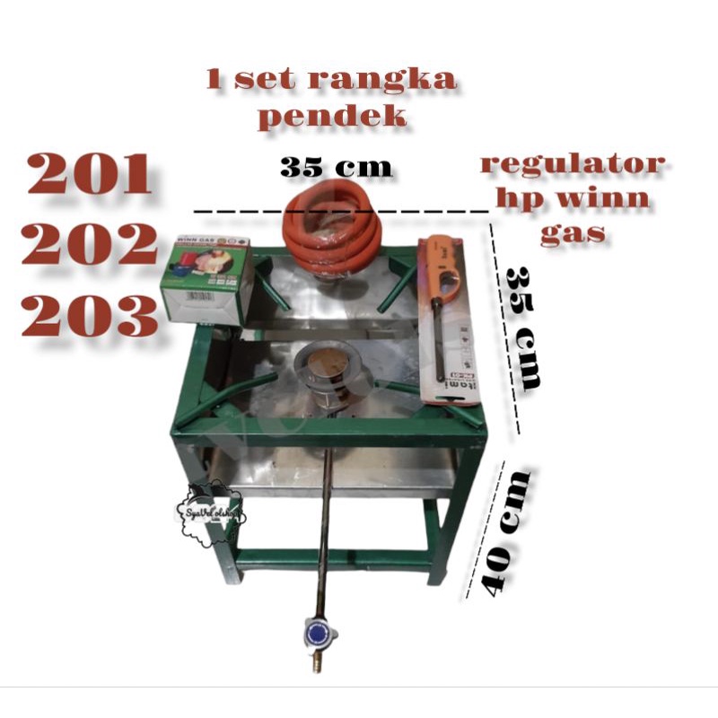 Jual 1 set kompor semawar rangka pendek 201 202 203 768 uk 35x35x40 cm ...