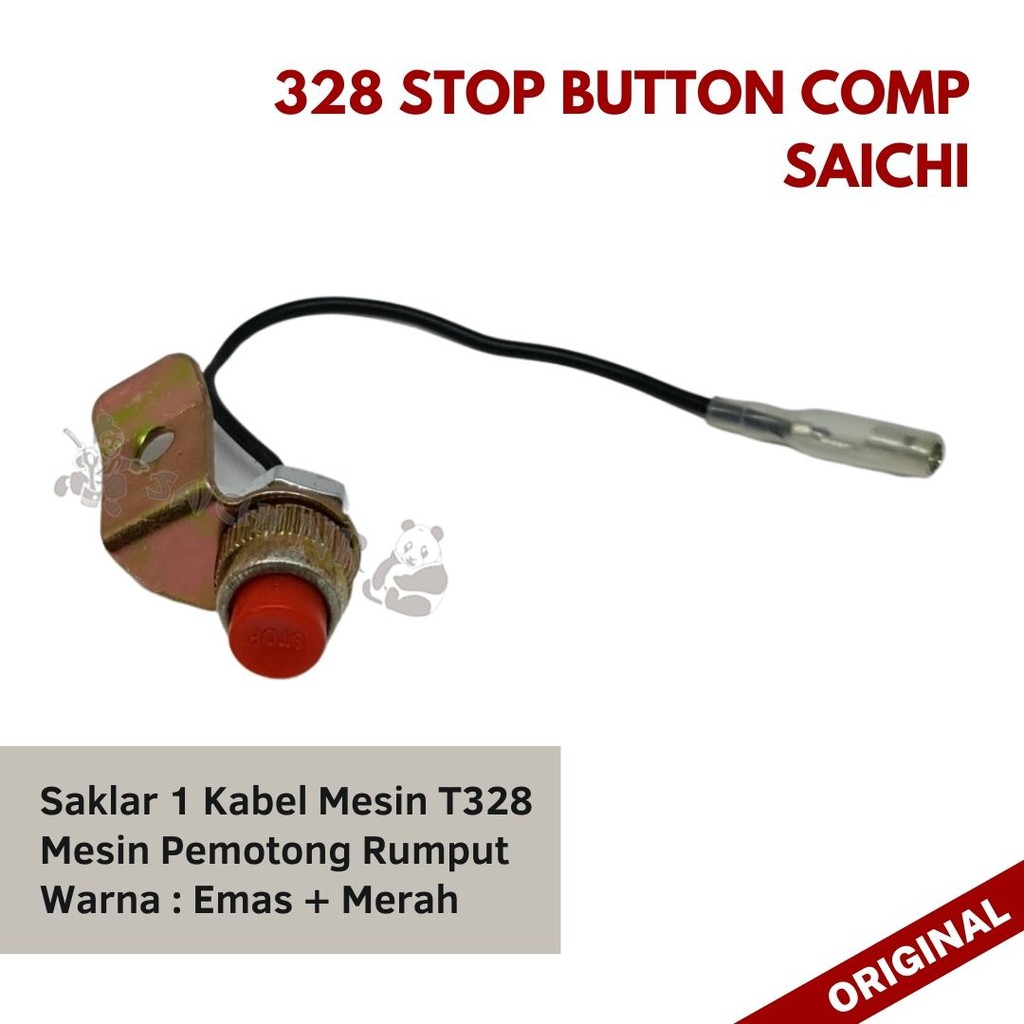 Jual Saklar Stop Button Mesin Potong Rumput 328 SAICHI | Shopee Indonesia