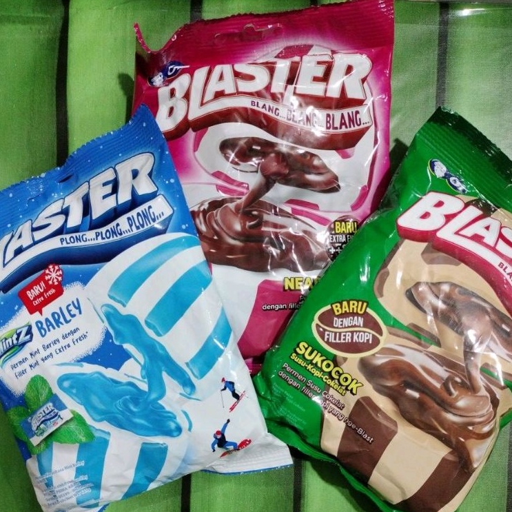 Jual aneka permen BLASTER 125gr | Shopee Indonesia