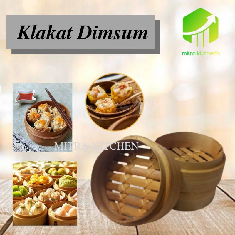 Jual Klakat Bambu Dimsum Kukusan Wadah Tempat Pengukus Dimsum Bambu ...