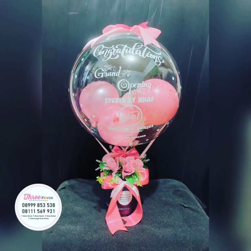 Jual box bunga balon / hadiah ucapan balon / hadiah ucapan grand ...