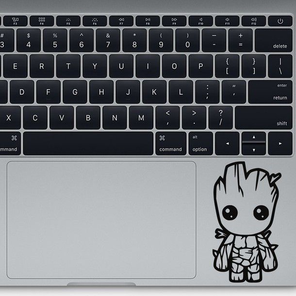 Jual Unik Garskin laptop Stiker Guardian Galaxy Baby Groot Sticker Palm ...