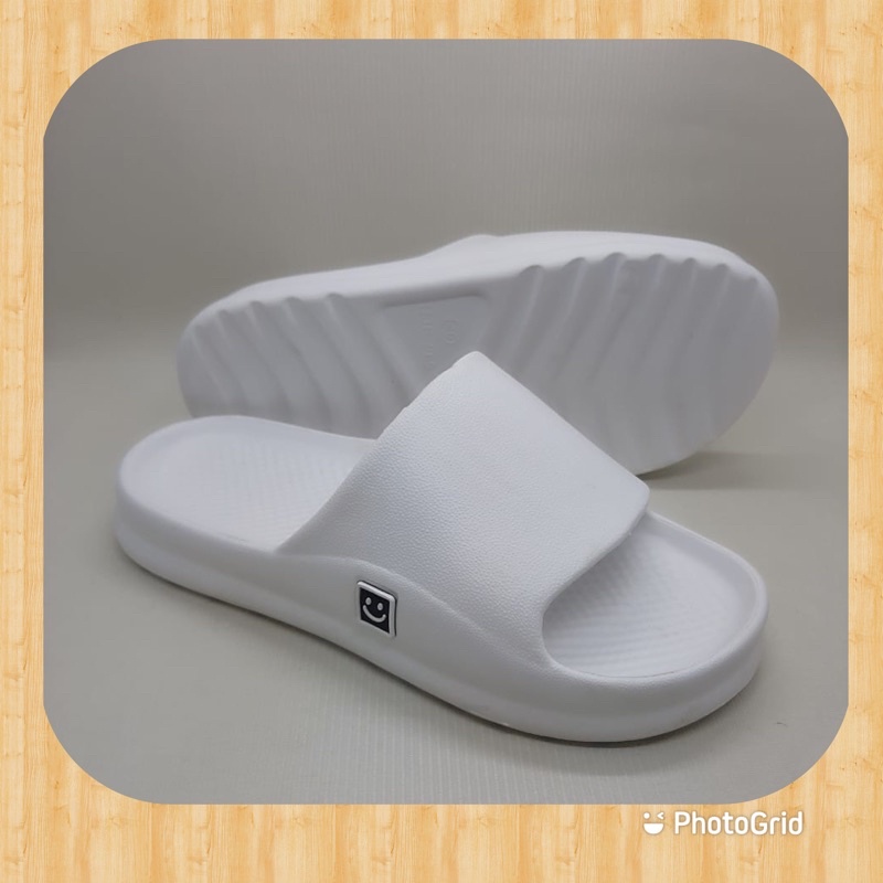 Jual Sandal Slop Putih | Shopee Indonesia