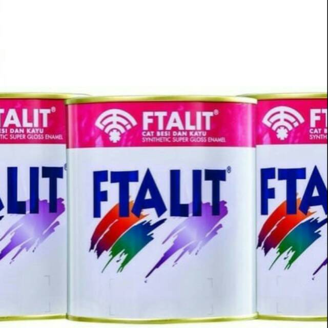 Jual Ftalit Doff/ Semi Gloss/Cat Kayu Besi Semua Warna 1 Kg/ Kaleng ...