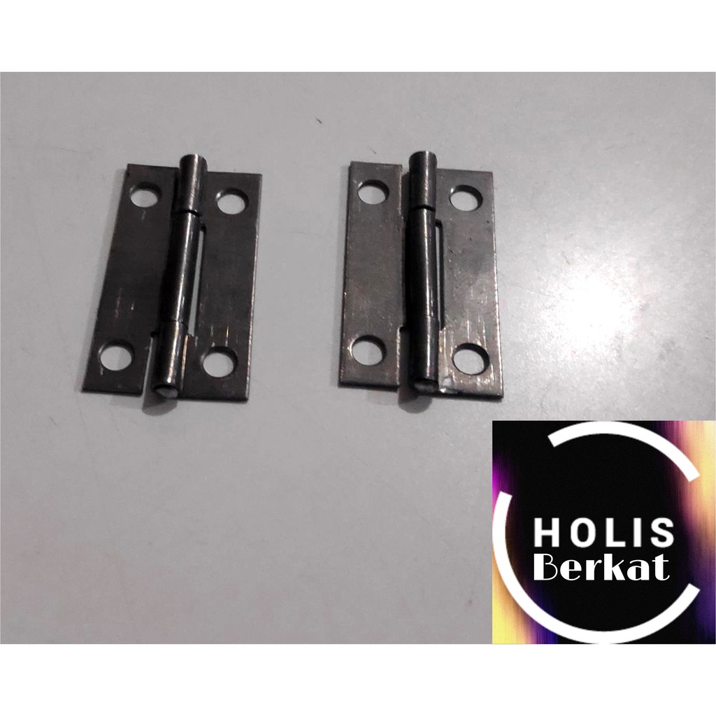 Jual ENGSEL KUPU KUPU / ENGSEL PINTU 1.5 INCH PER PASANG | Shopee Indonesia