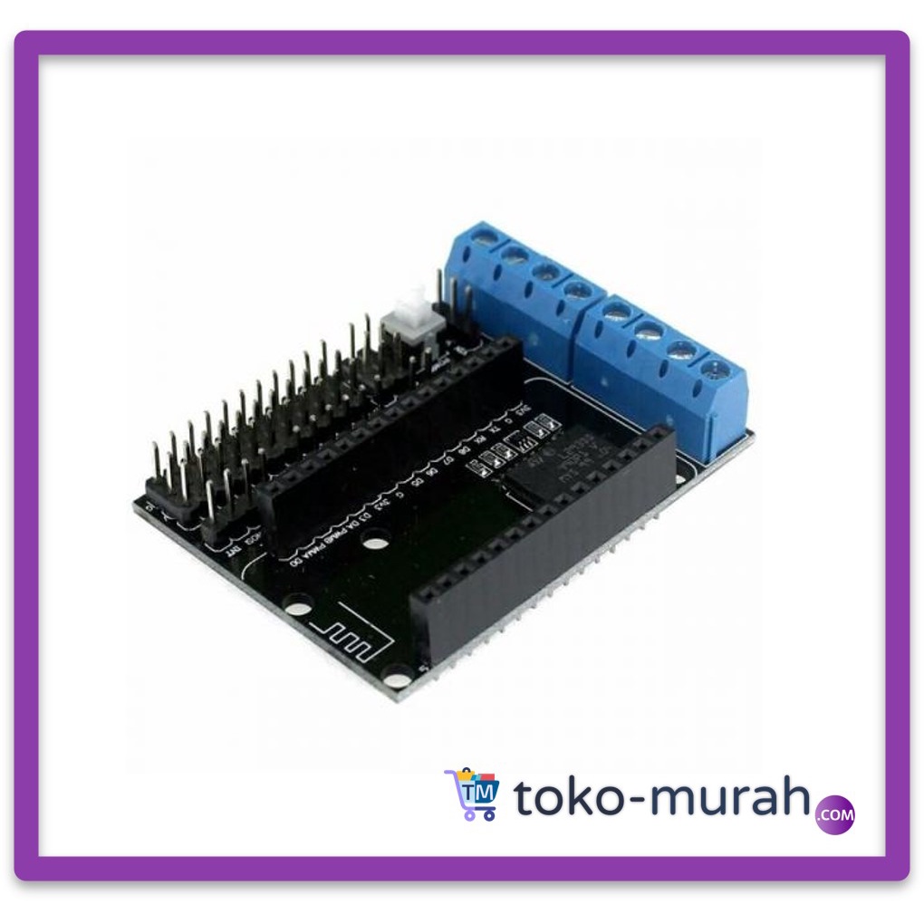 Jual L293d Motor Driver Shield For Nodemcu Doit Wifi Esp8266 Shopee