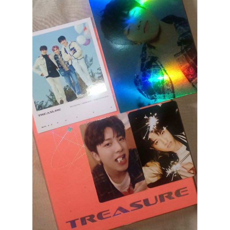 Jual Album Treasure Effect Unsealed Photocard Junghwan Hologram Haruto ...