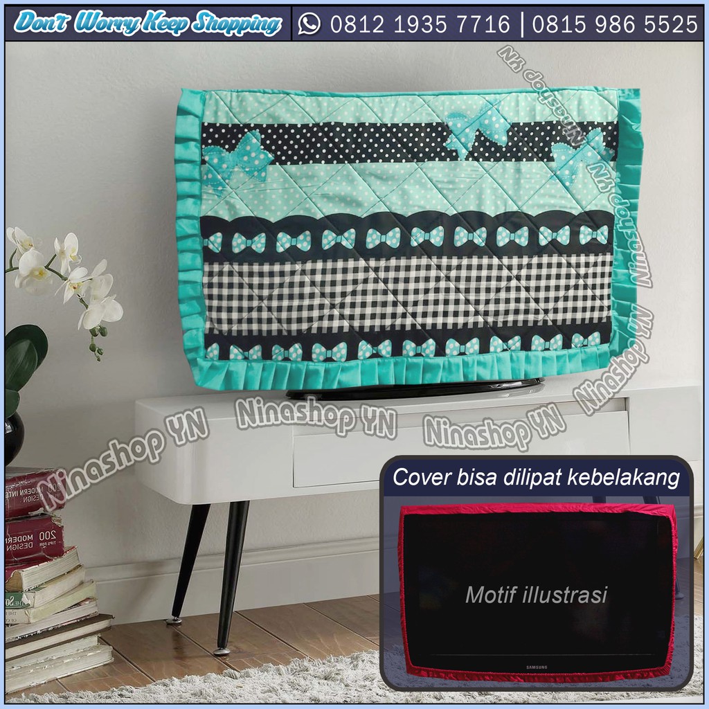 Jual COVER TV LED / LCD SARUNG TUTUP TV TOSCA RIBBON | Shopee Indonesia