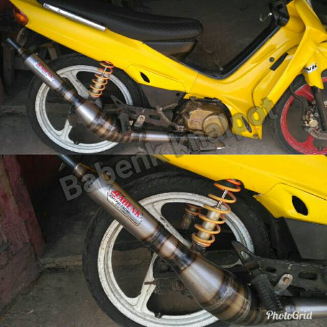 Jual Knalpot yamaha y110ss SS Two Racing y100 fizr model telo 3v3 ...