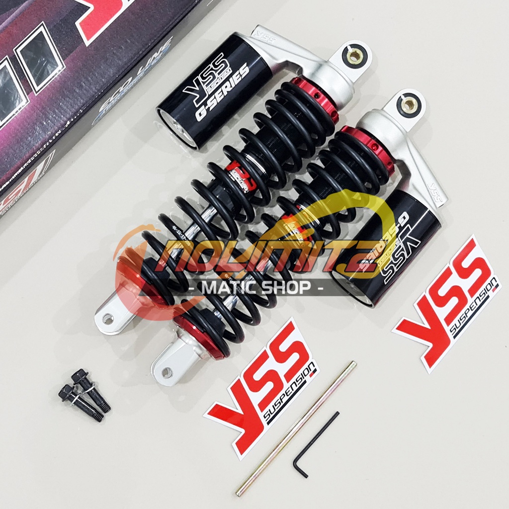 Jual Shock YSS G Series Smooth Black Edition Shockbreaker New Aerox 155 NMAX 2020 Connected ...