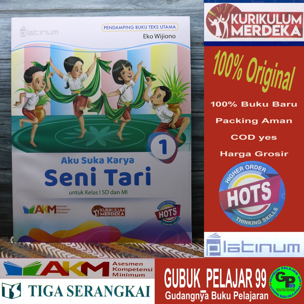 Jual Aku Suka Karya SENI TARI Kelas 1 SD/MI Kurikulum Merdeka Platinum PT Tiga Serangkai ...