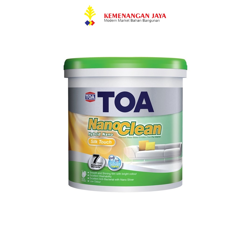 Jual Cat Dinding Toa nanoclean SilkTouch / Tinting / 2.5L | Shopee ...