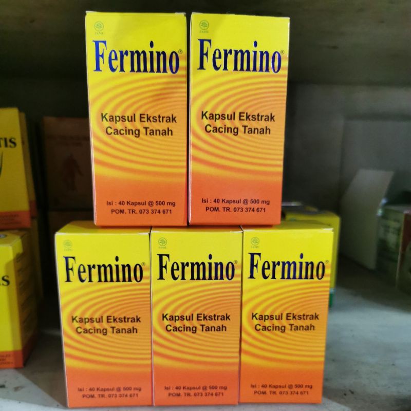 Jual FERMINO 40 kapsul ( cacing tanah) | Shopee Indonesia