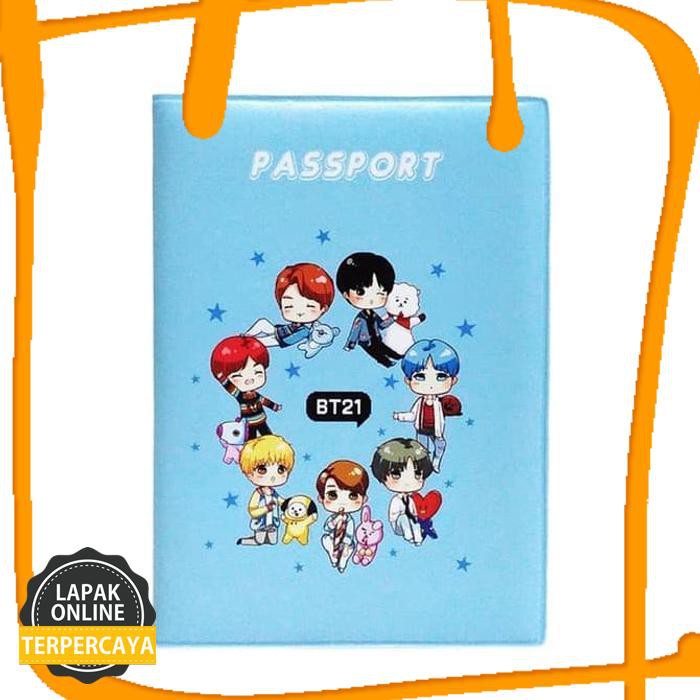 Jual Original Cover Passport Bts Sampul Passport Document Organizer ...