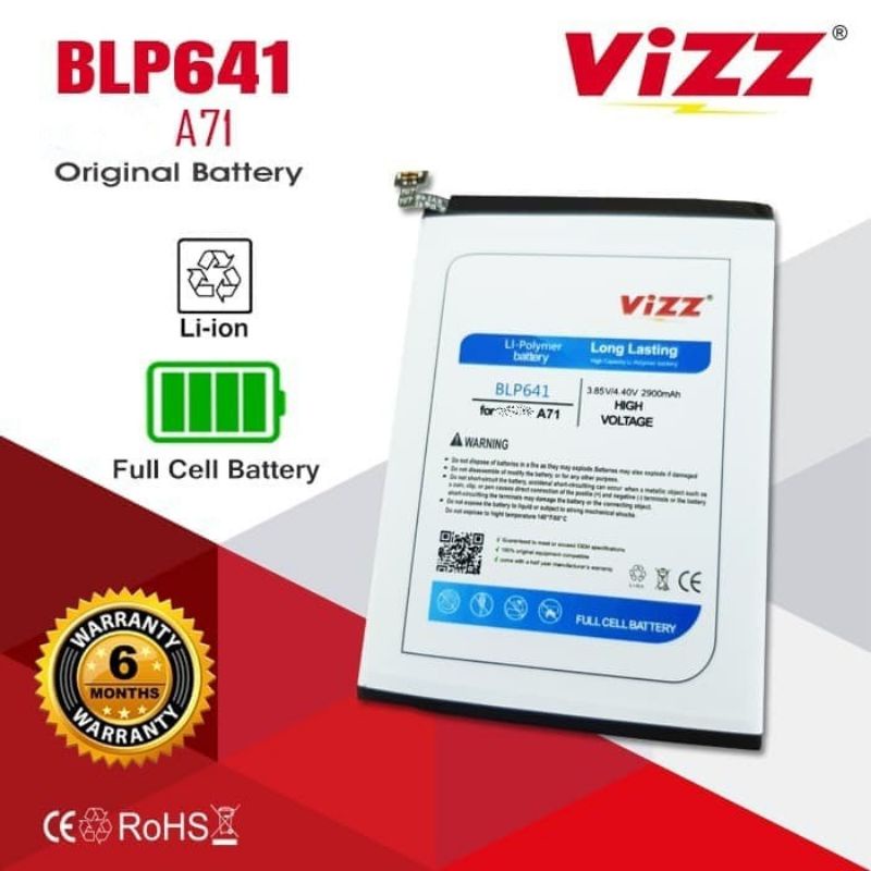 Jual Baterai Batre Vizz BLP641 Opp A71 Original Vizz | Shopee Indonesia