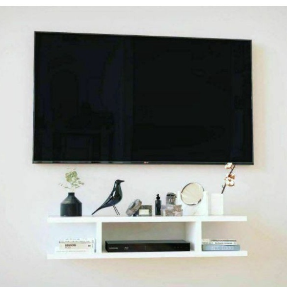 Jual Rak MEJA MINIMALIS MURAH MODERN Rak TV Dinding Tempel Nakas Kayu ...