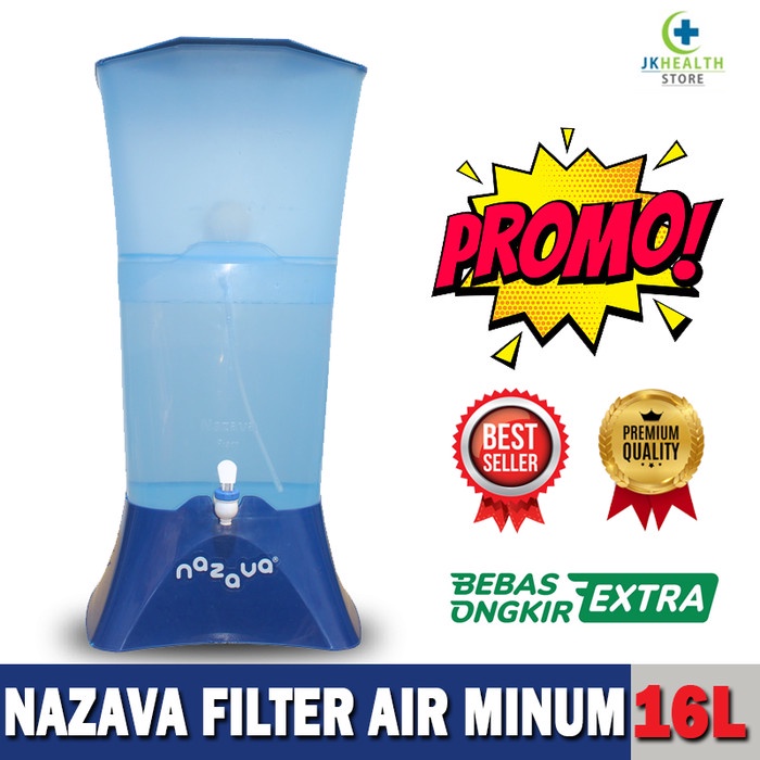 Jual Nazava Filter Air Siap Minum / Filter Air Tanah Kapasitas 16 Liter ...