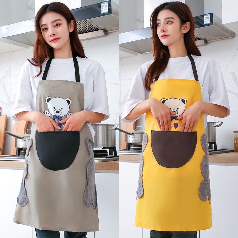 Jual 02 celemek dapur celemek masak celemek ada lap celemek anti air ...