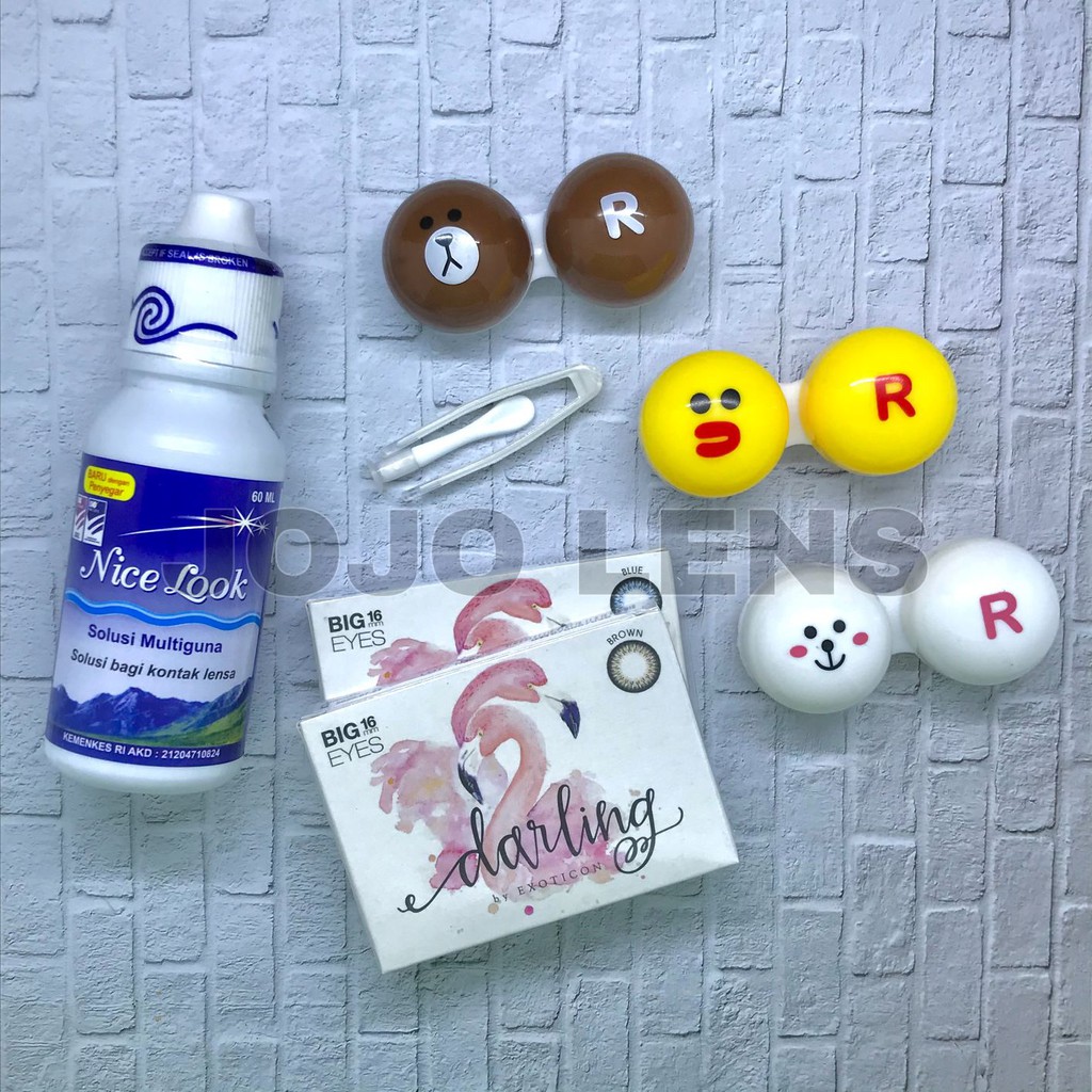 Jual Softlens Darling - Korean Looks Super Lengkap 16MM Normal / soflen ...