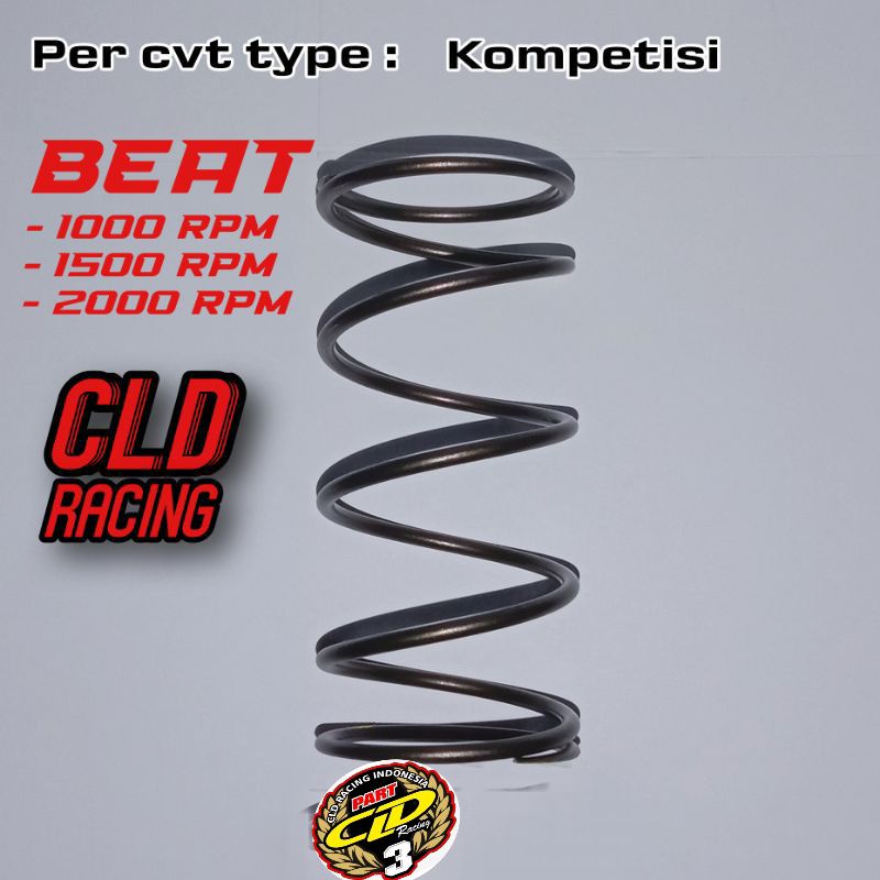 Jual PER CVT KOMPETISI CLD RACING BEAT KARBU UKURAN 1000 RPM 1500 RPM ...