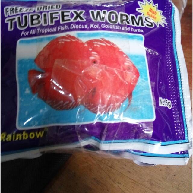 Jual Cacing kering Tubifex Worms 5gr | Shopee Indonesia