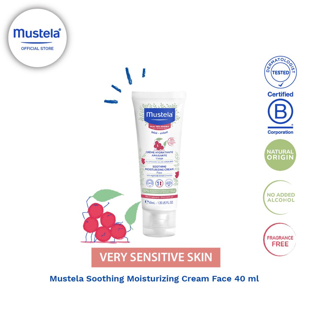 Jual Mustela Soothing Moisturizing Cream 40 ml | Shopee Indonesia