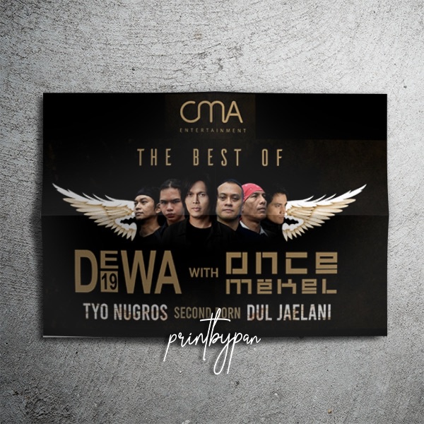 Jual Poster Band DEWA 19 Full - Poster Dinding Aesthetic - Poster Band ...