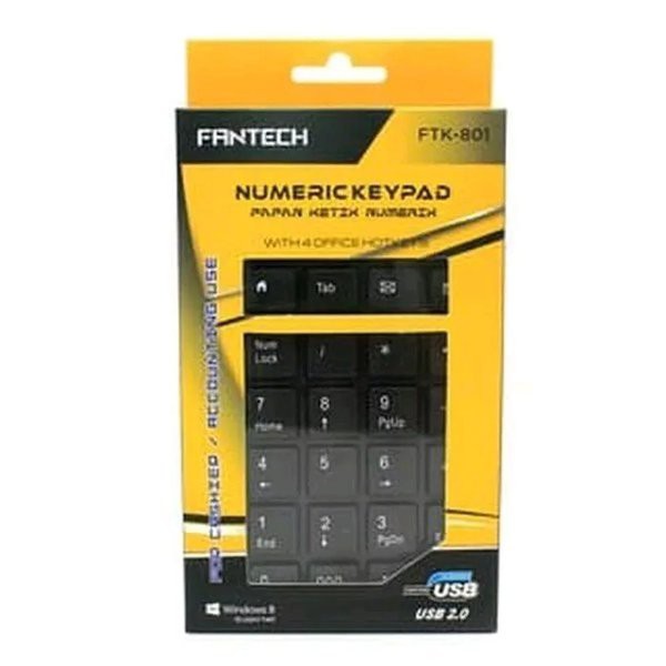 Jual Keyboard Numeric - Numeric Keypad Fantech FTK801 | Shopee Indonesia