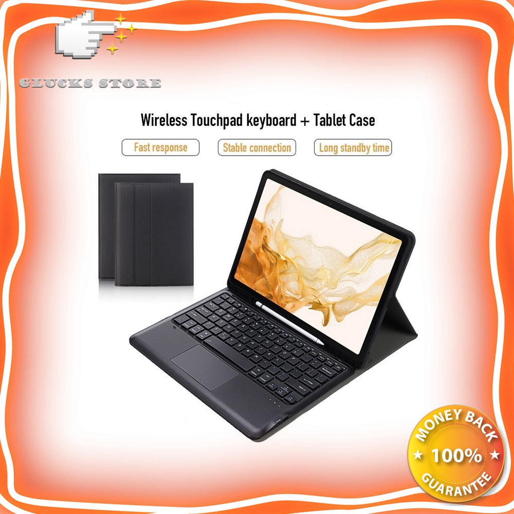 Jual Case Keyboard Touchpad Samsung Galaxy Tab S7 FE SM-T730 SM-T736B ...