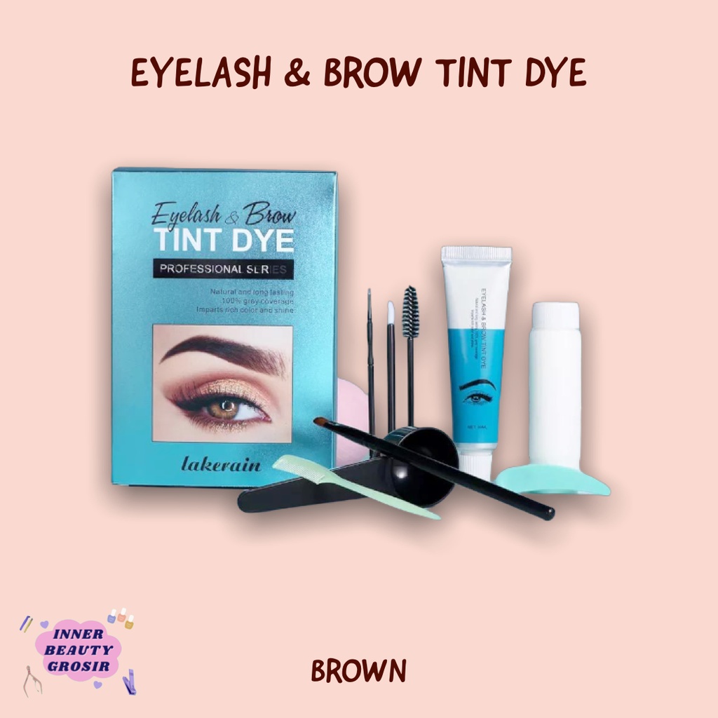 Jual Eyelash and brow tint dye / tinta lash lift / tinta brow lift ...