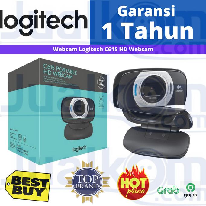 Jual Webcam Logitech C615 Portable C 615 Webcam 1080P HD Original ...