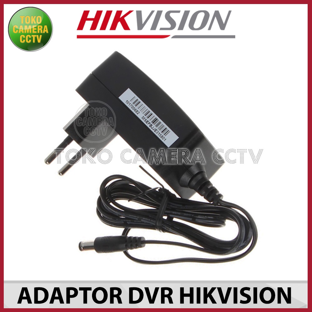 Jual ADAPTOR DVR HIKVISION POWER RECORDER HIKVISION ORIGINAL 4CH 8CH ...
