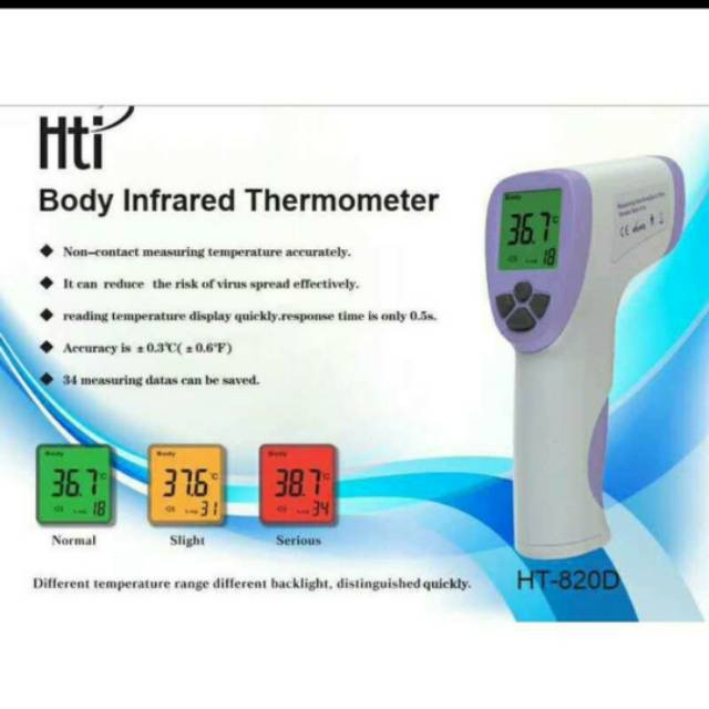 Jual Termometer Infrared / Thermogun + Sertifikat | Shopee Indonesia