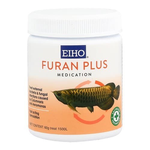 Jual EIHO Furan Plus 60g External Bacteria & Fungal Infection Obat Ikan ...