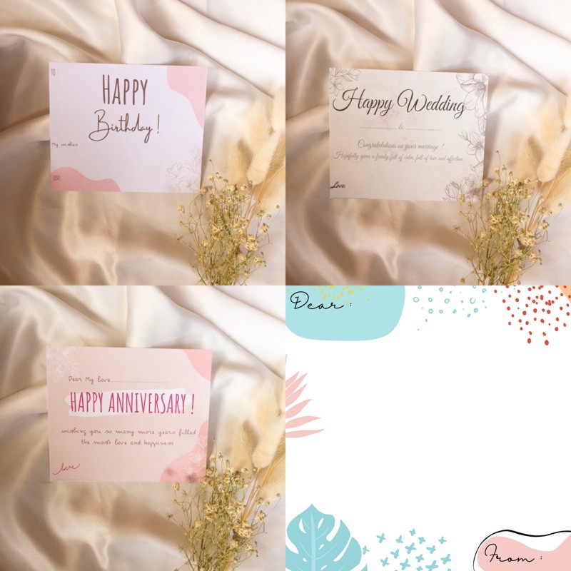 Jual tambah untuk kartu ucapan / notes | Shopee Indonesia