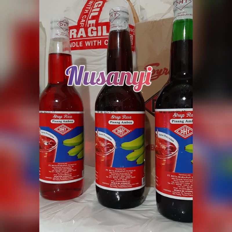 Jual Sirup DHT Pisang Ambon Asli Makassar 620ml | Shopee Indonesia