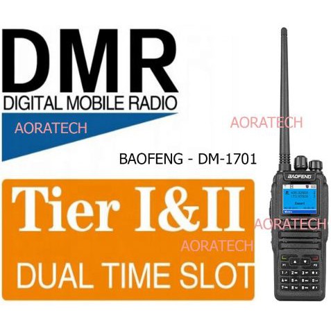 Jual HT BAOFENG DMR Digital Radio / Analog Dual Band 5 watt DM-1701 DM1701 openGD77 | Shopee ...