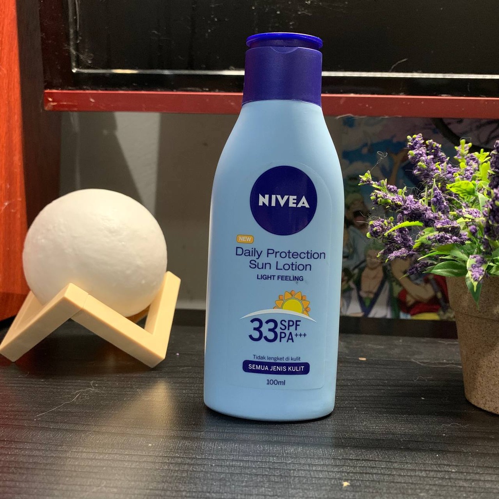 Jual NIVEA Body Lotion Daily Protection Sun Lotion SPF33 PA+++ 100ml ...