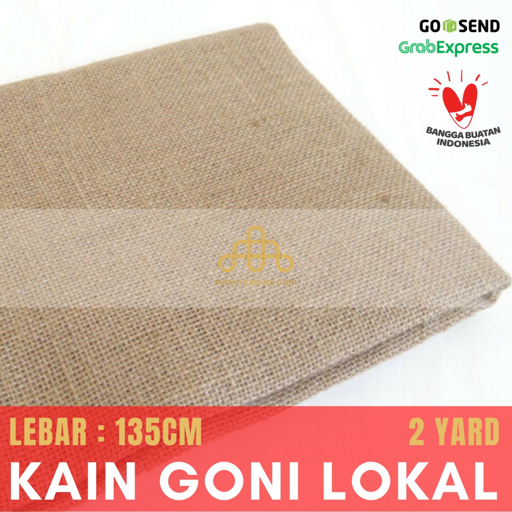 Jual KARUNG GONI 2 YARD - BAHAN KARUNG GONI LEMBARAN - BACKDROP ...
