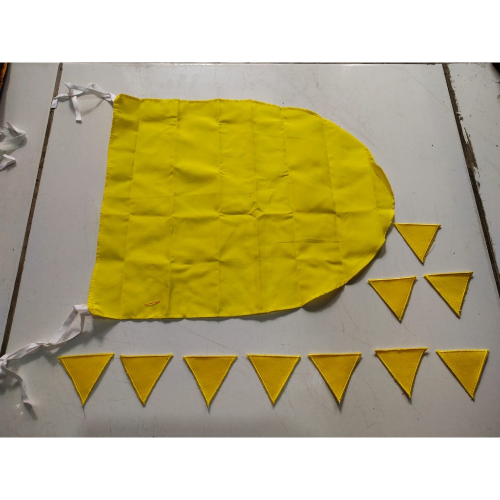 Jual TANDA BARUNG KUNING MUDA SET BENDERA SIAGA PRAMUKA | Shopee Indonesia