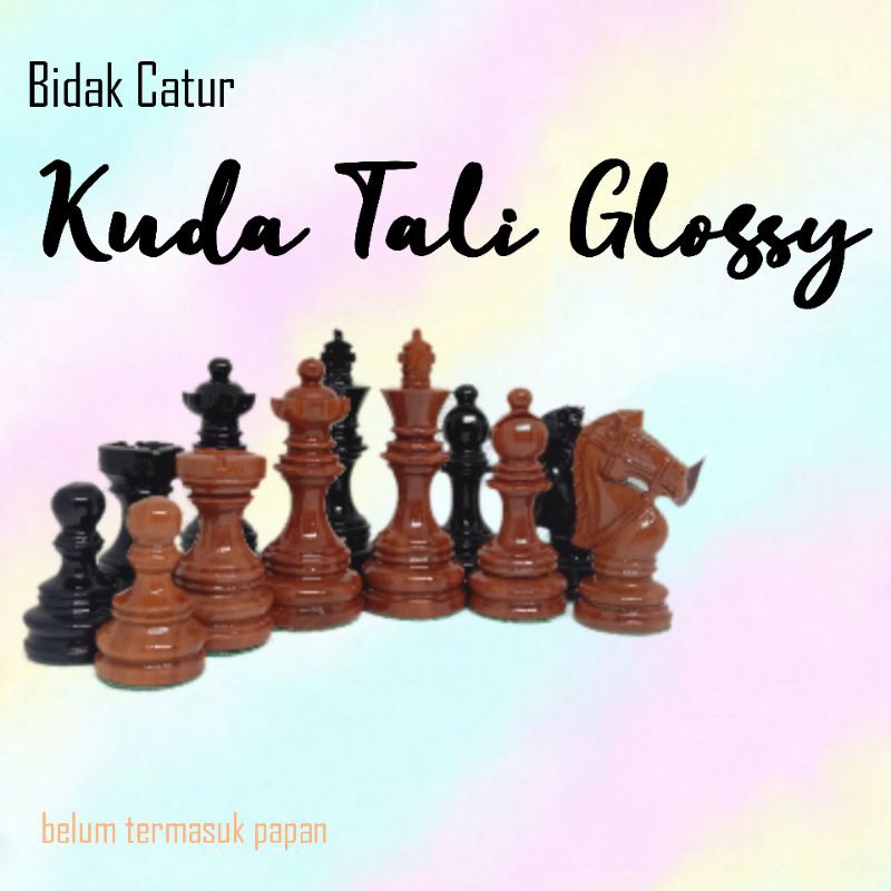 Jual Bidak Catur model Kuda Tali glossy Standart Internasional | Shopee ...