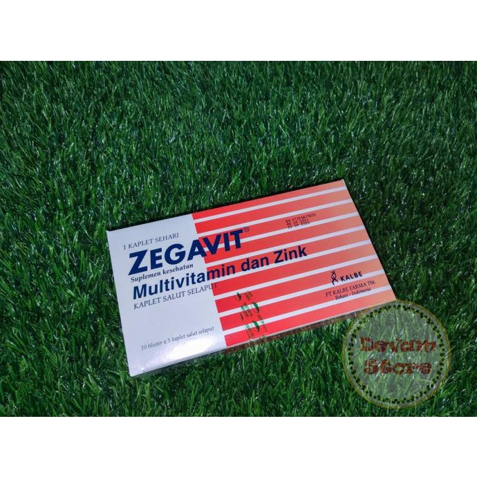 Jual ZEGAVIT MULTIVITAMIN ZINK - 1 BOX | Shopee Indonesia