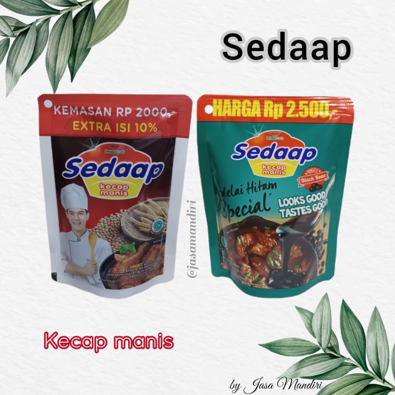 Jual Kecap Manis Sedaap Kemasan Pouch 60/69 ml | Shopee Indonesia
