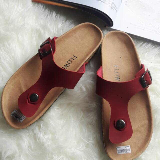 Jual FLW- Jepit Red (Sendal) | Shopee Indonesia