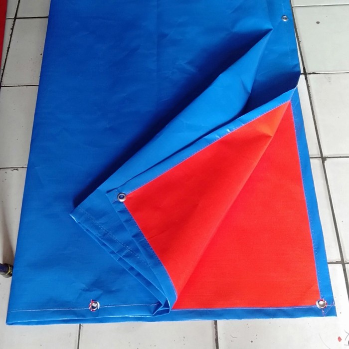 Jual terpal plastik biru oren (a5 korea) 4x7 | Shopee Indonesia