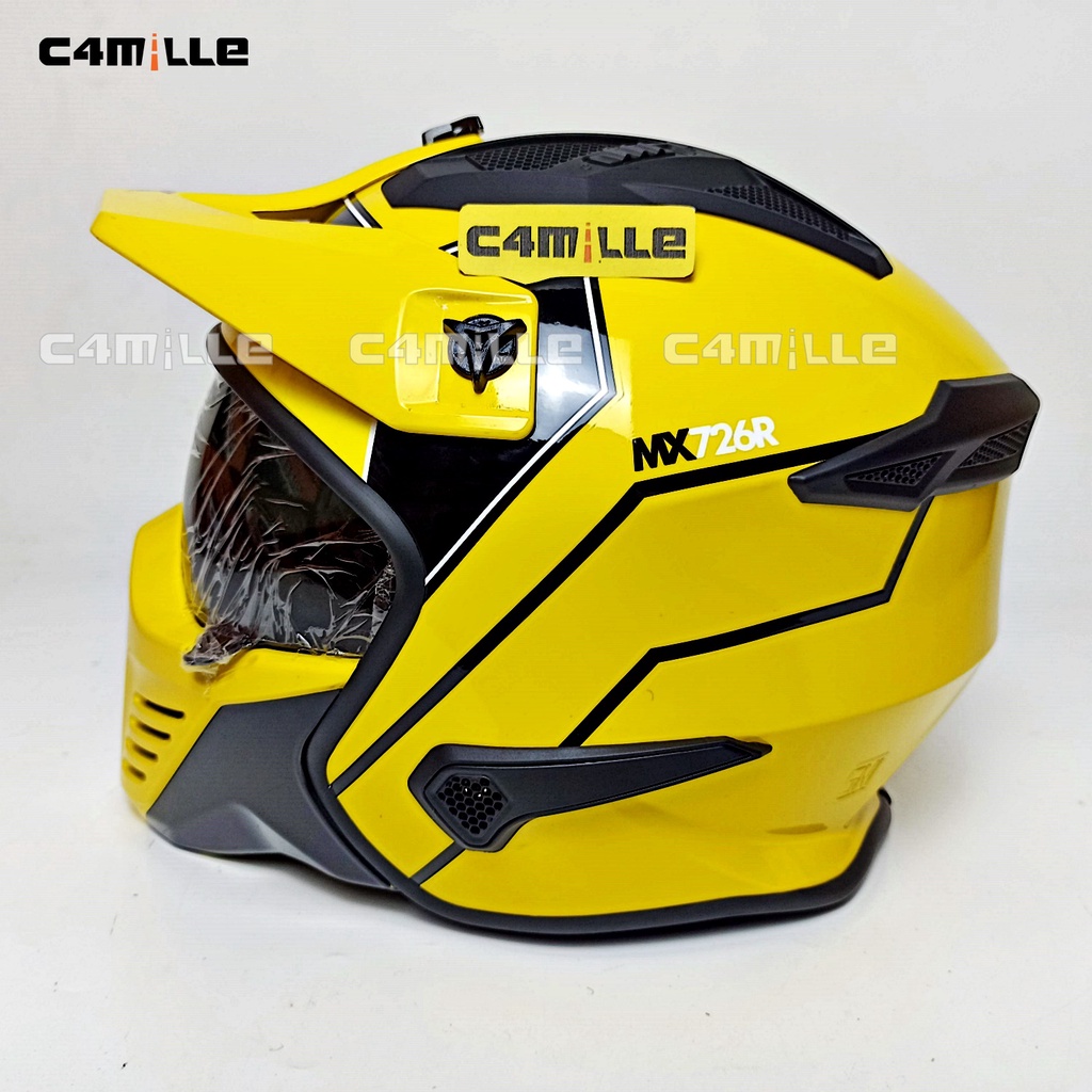 Jual HELM JPX MX X726R MX 02 YELLOW LEMON GLOSS CROSS OVER FULL FACE ...