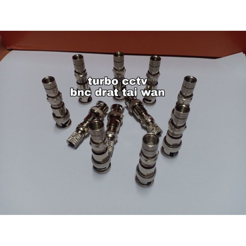 Jual Konektor / Jek Cctv Bnc drat taiwan tebal rg59 | Shopee Indonesia