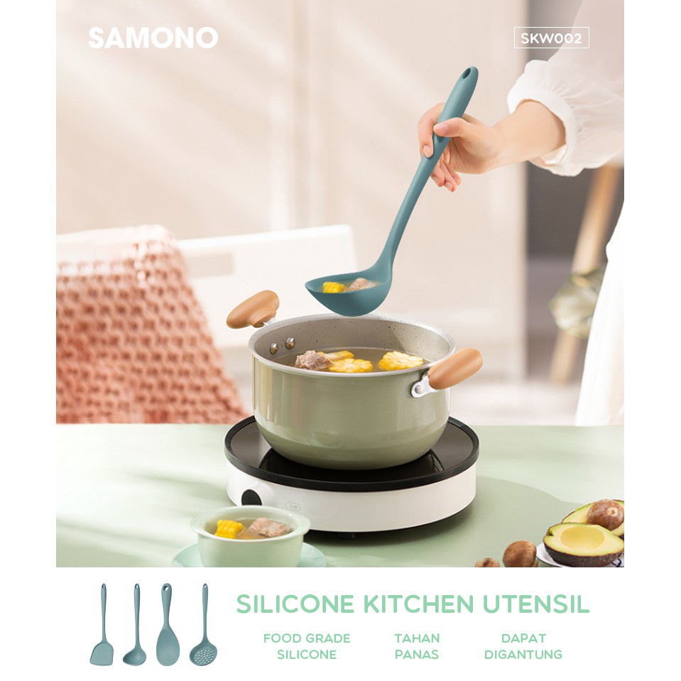 Jual Alat Masak Dapur Bahan Silikon | Kitchen Utensil Tahan Panas Food ...